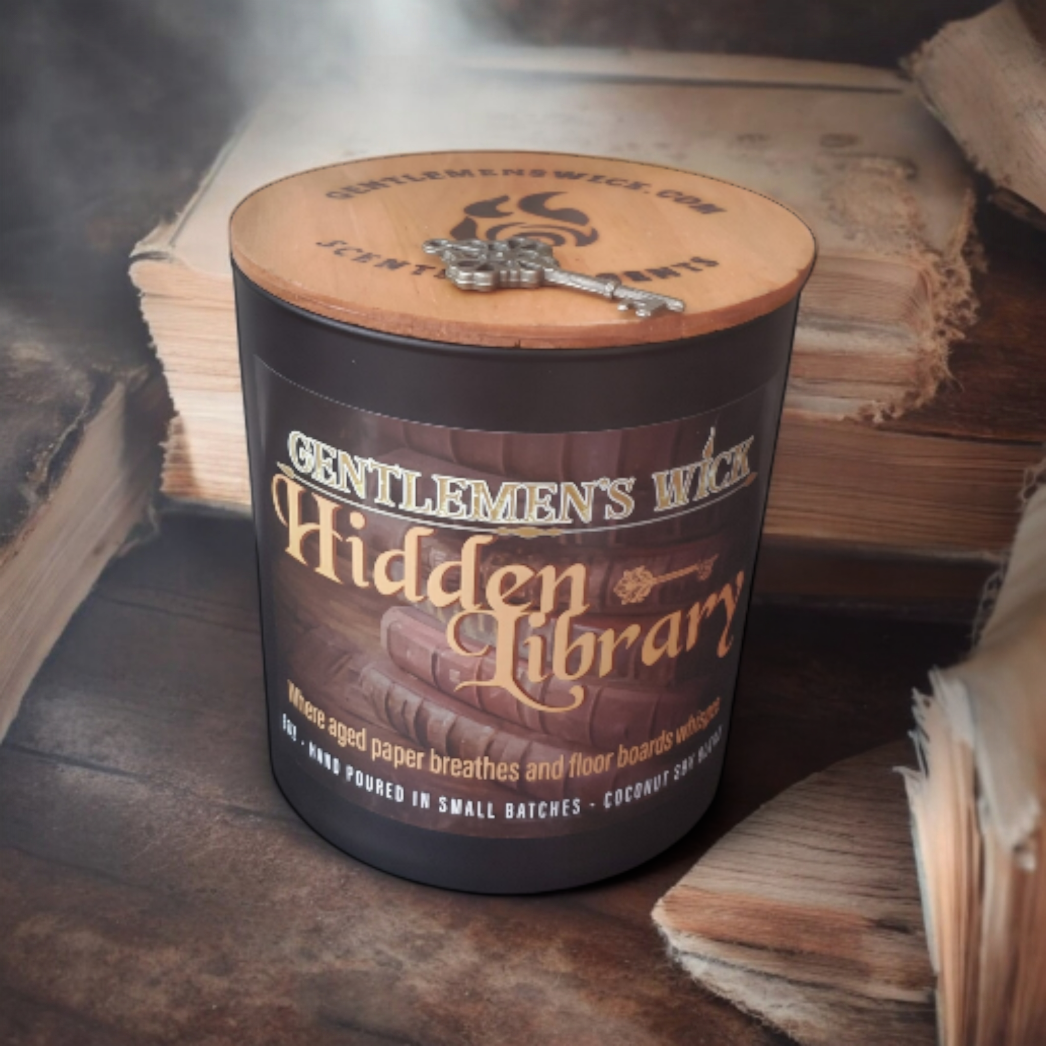 Hidden Library Candle | Masculine Candle for Men – Gentlemen’s Wick ...